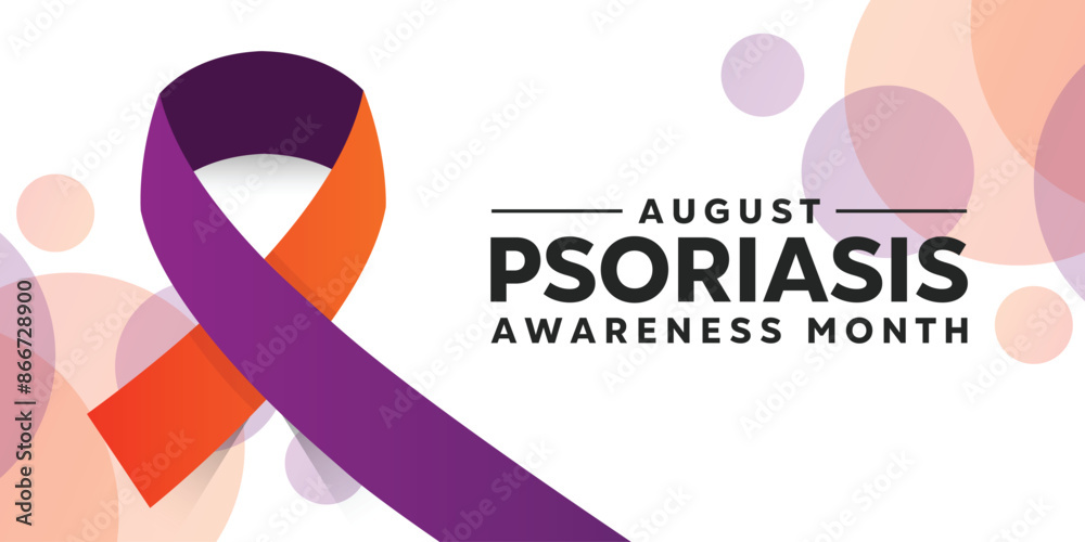 Psoriasis Awareness Month. Ribbon. Great for cards, banners, posters ...