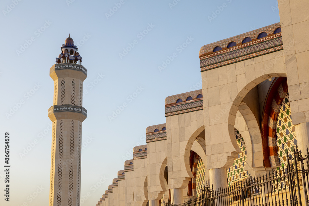 Great Mosque of Touba, building in the city of Touba in Senegal, burial ...