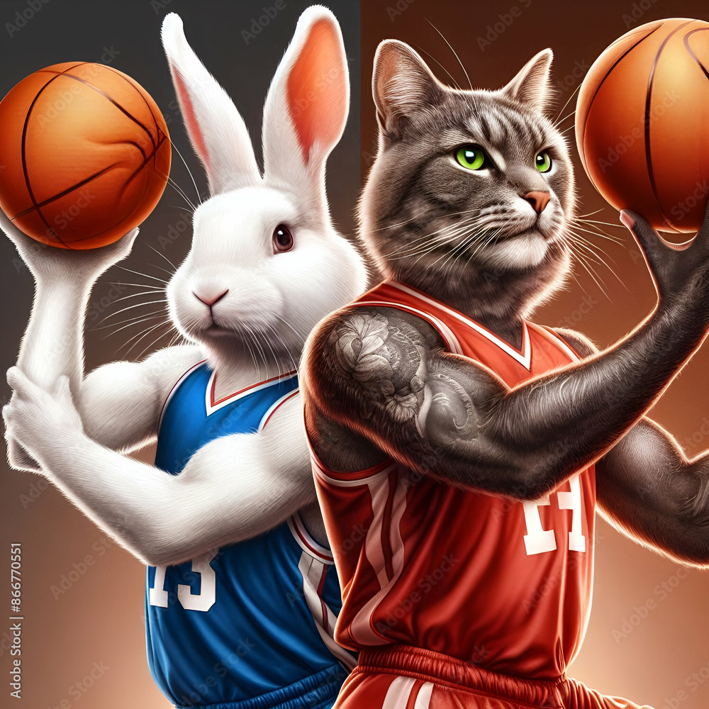 Jersey Players | Jugadores de Jersey - Anthropomorphic Basketball ...