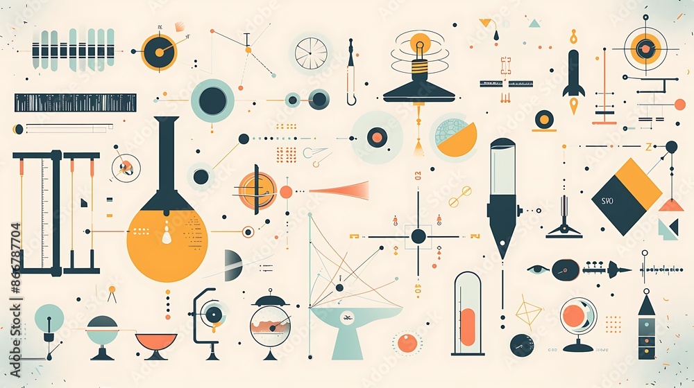 Infographic explaining Newton's First Law of Motion detailing the ...