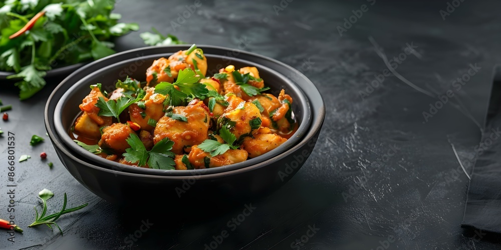 Savor flavorful Pakistani chicken karahi in traditional dish a spicy ...