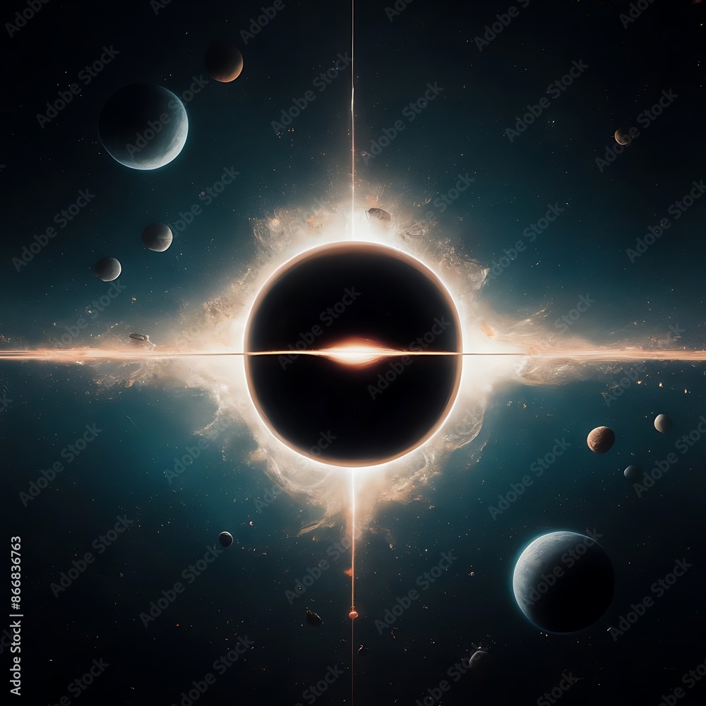 Solar system 3D render, Planet rotation trajectories, 3D Infographics ...