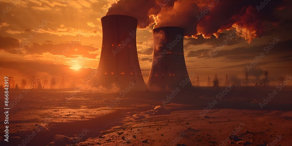 Nuclear Disaster Causes Overheated Cooling Towers in the Midst of an ...