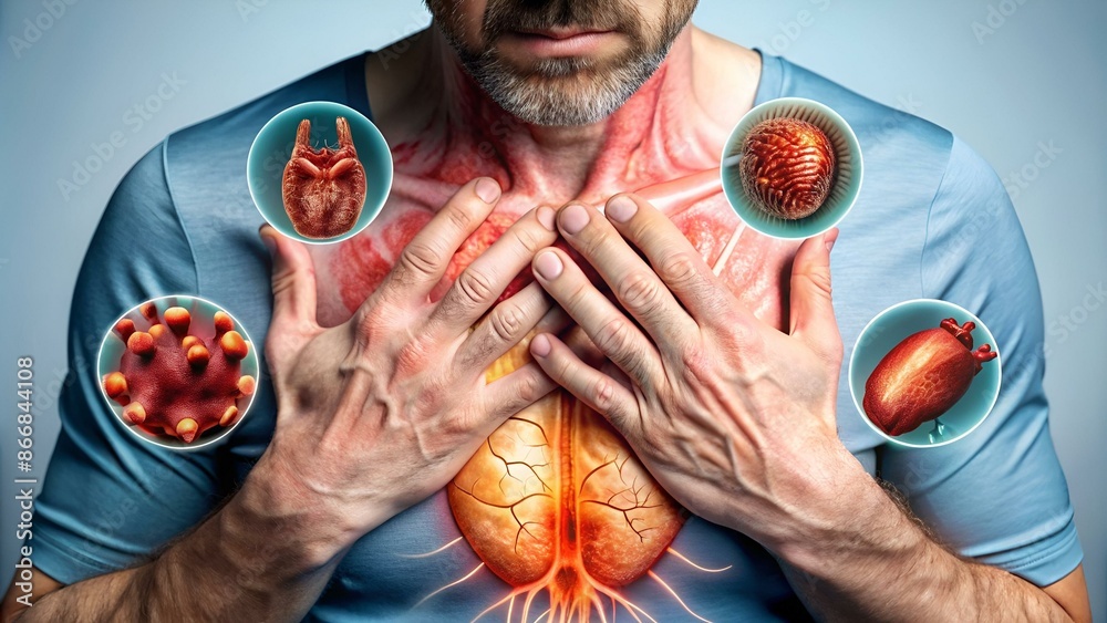 Acute aortic mitral valve bacteria fungi germs fever gum sepsis and ...