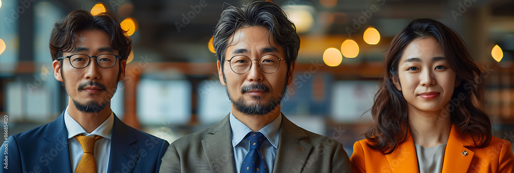 Business leaders developing management strategies drive market presence ...