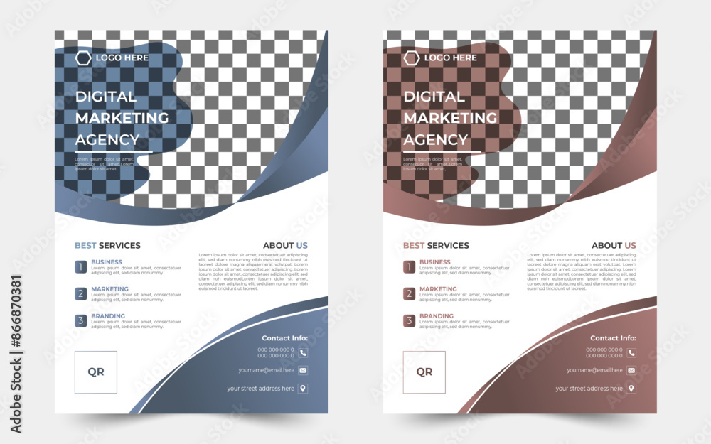 Business flayer form template. modern flayer template. professional ...