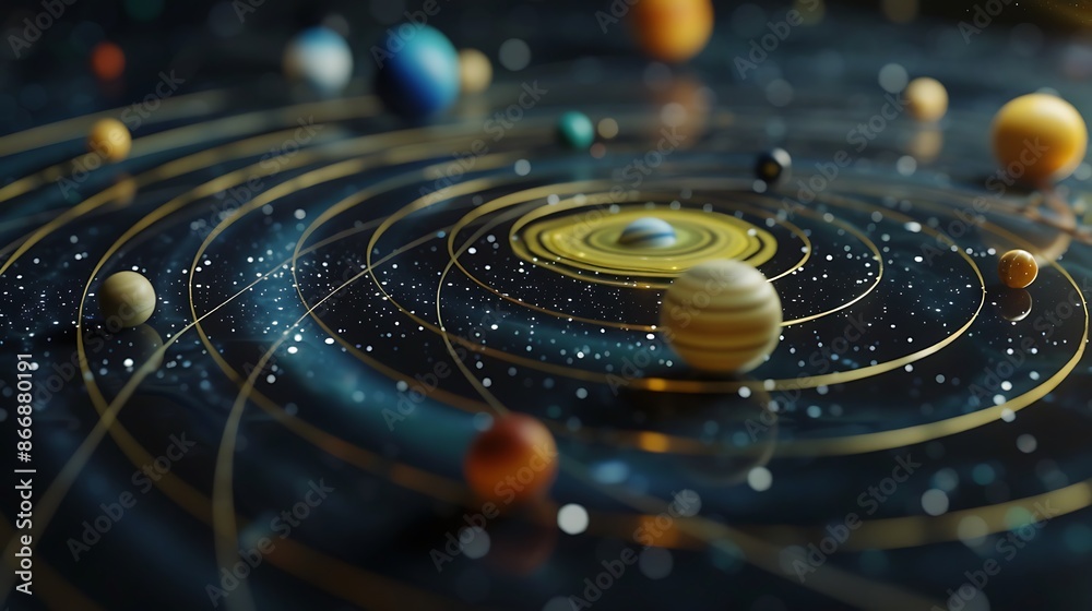 Detailed visual aid on Newton's Law of Universal Gravitation ...