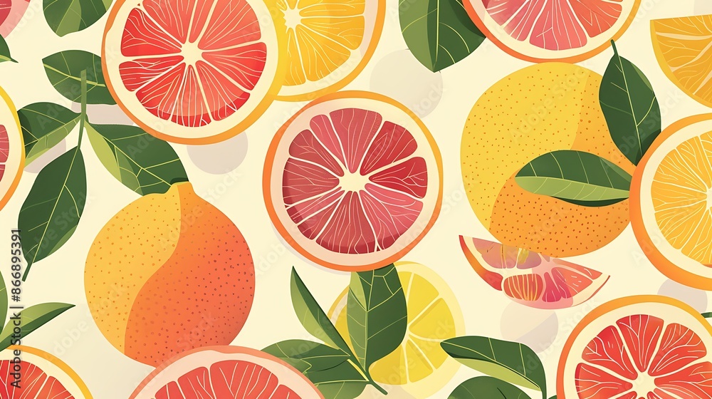 Infographic on the Grapefruit Citrus paradisi highlighting its winter ...