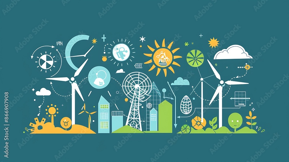 Chart comparing different types of renewable energy sources listing ...