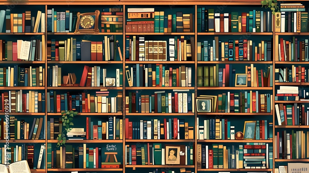 store, shop, supermarket, shelf, shopping, warehouse, library, interior ...