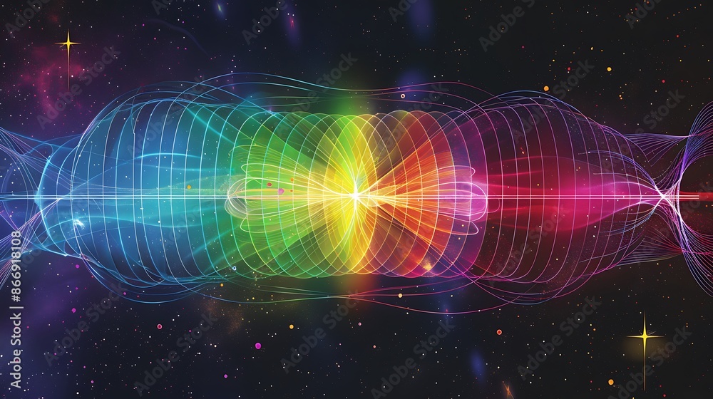 Educational diagram explaining the relationship between wavelength ...