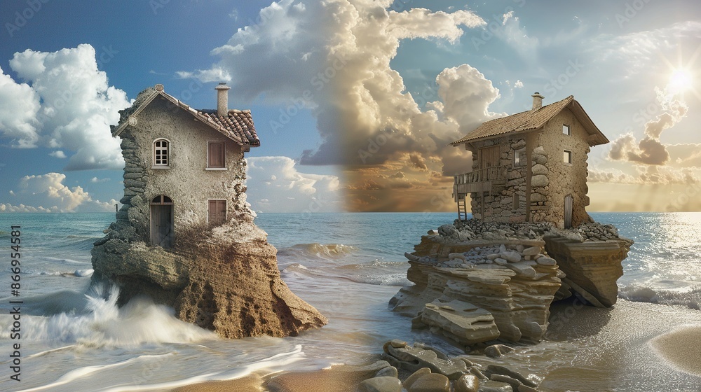 Parable of the Wise and Foolish Builders: House on Sand vs. House on ...