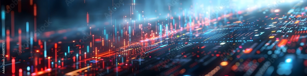 financial stock market background with stock chart graph, 3d rendering ...