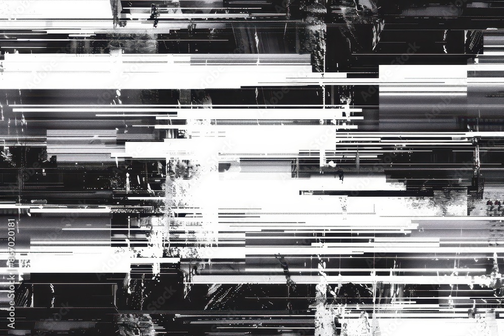 glitchy black and white tv static noise pattern seamless tileable ...