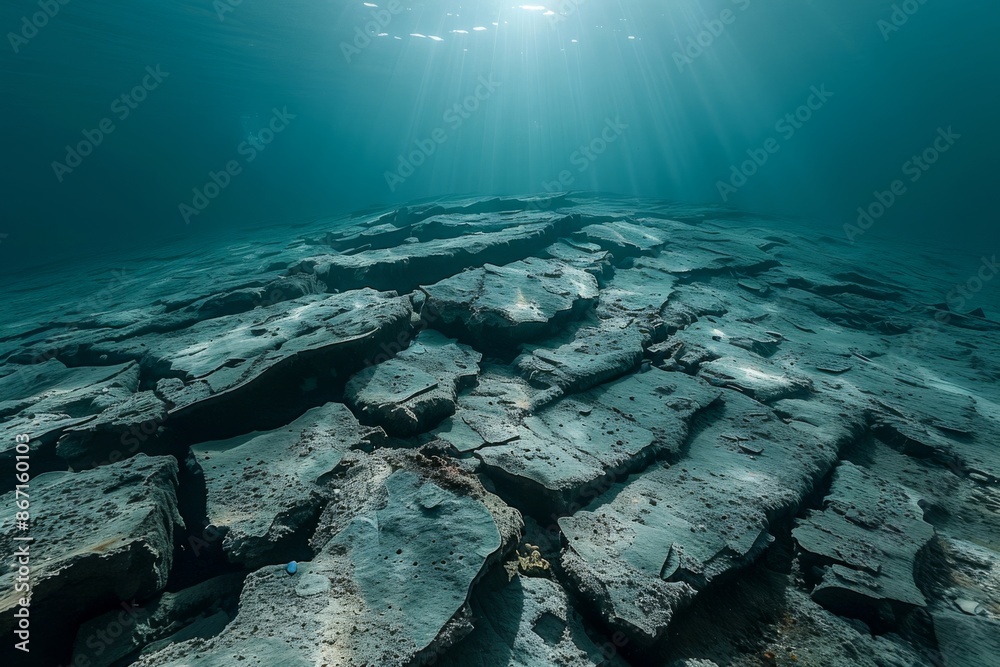 Areas in oceans and lakes with no marine life due to oxygen depletion ...