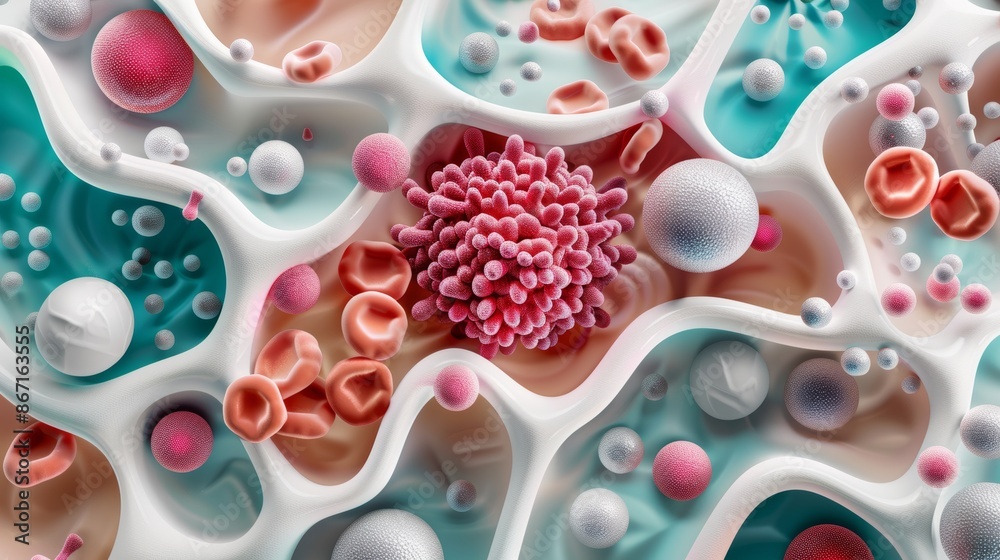 Cellular biology depiction of fermentation, detailed glycolysis ...