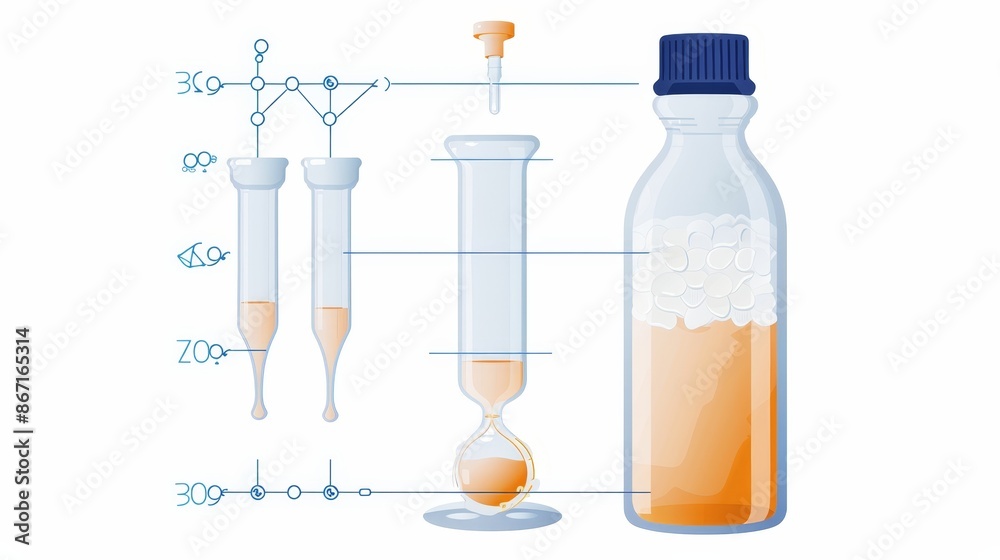 Fermentation process with detailed glycolysis, pyruvate conversion to ...