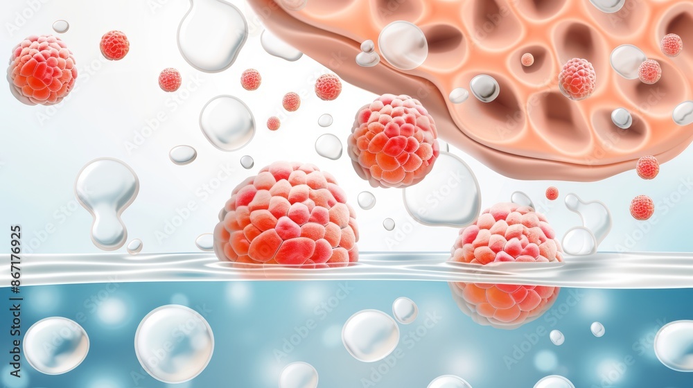 Diagram of membrane transport mechanisms, including diffusion, osmosis ...