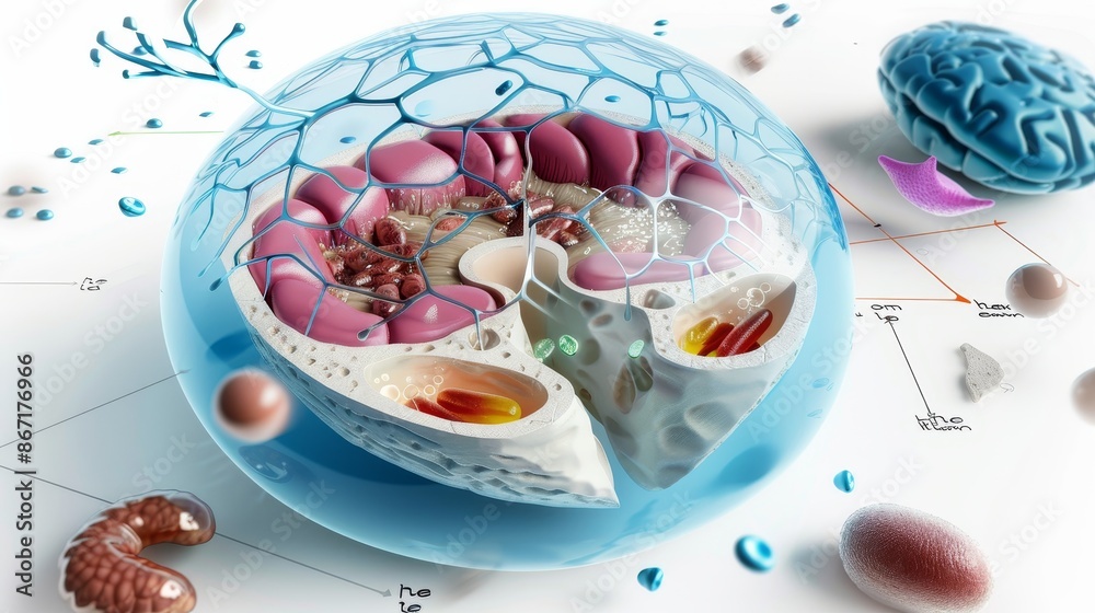 Diagram Of Membrane Transport Mechanisms Including Diffusion Osmosis