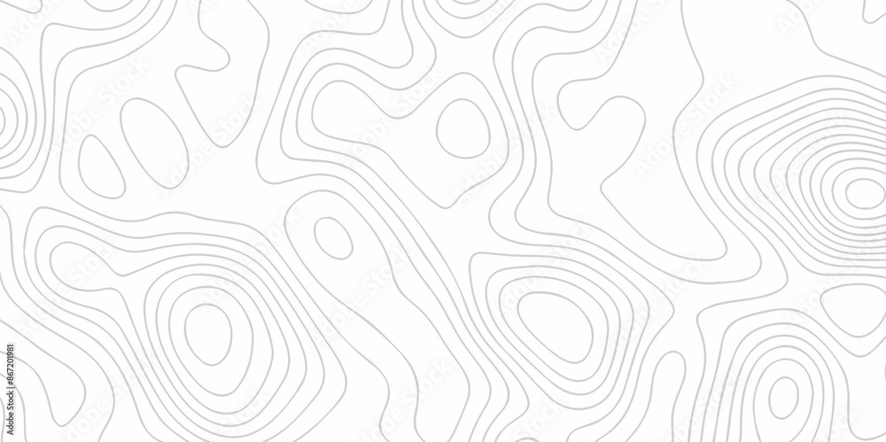 Abstract pattern with lines topographic map background. Topography and ...