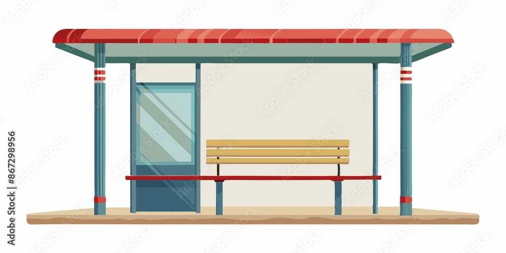 weathered bus stop sign stands against crisp white background, with ...
