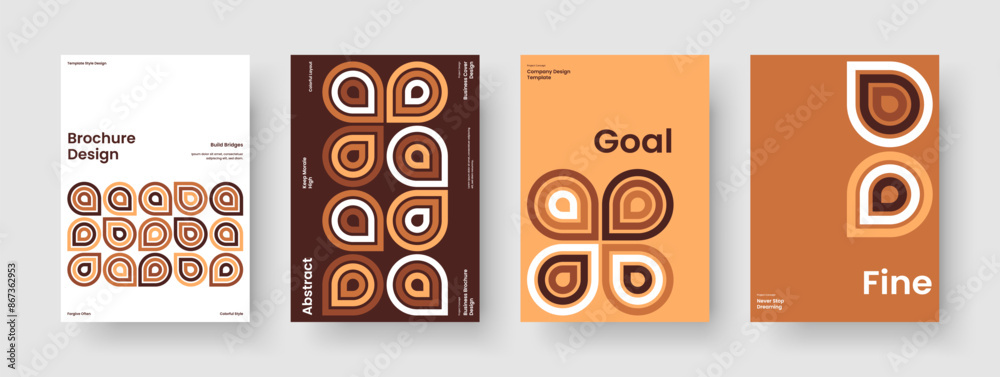 Creative Brochure Template. Abstract Background Design. Modern Book ...