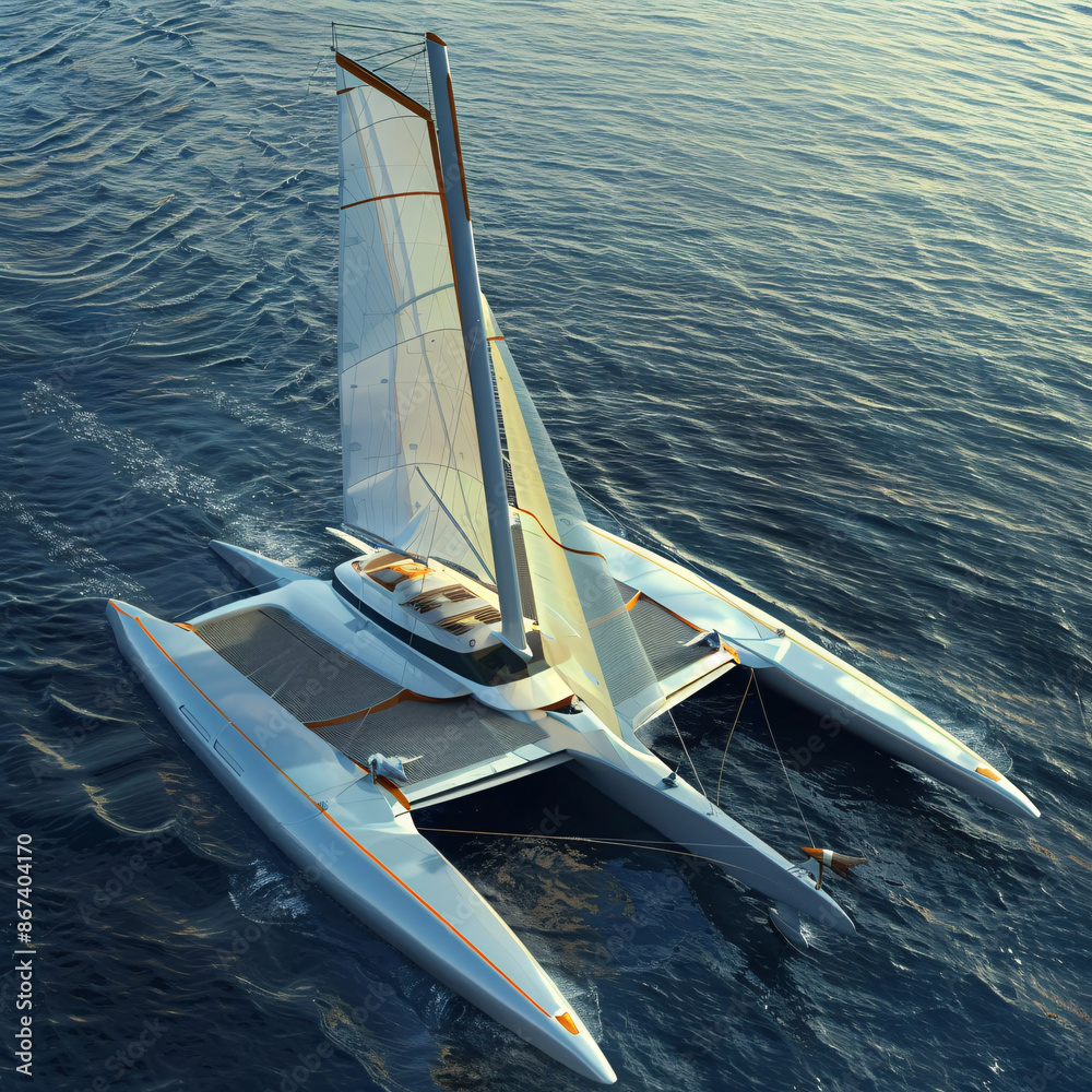 Sleek Trimaran Sailboats: Triple-Hull Vessels for Racing and Cruising ...