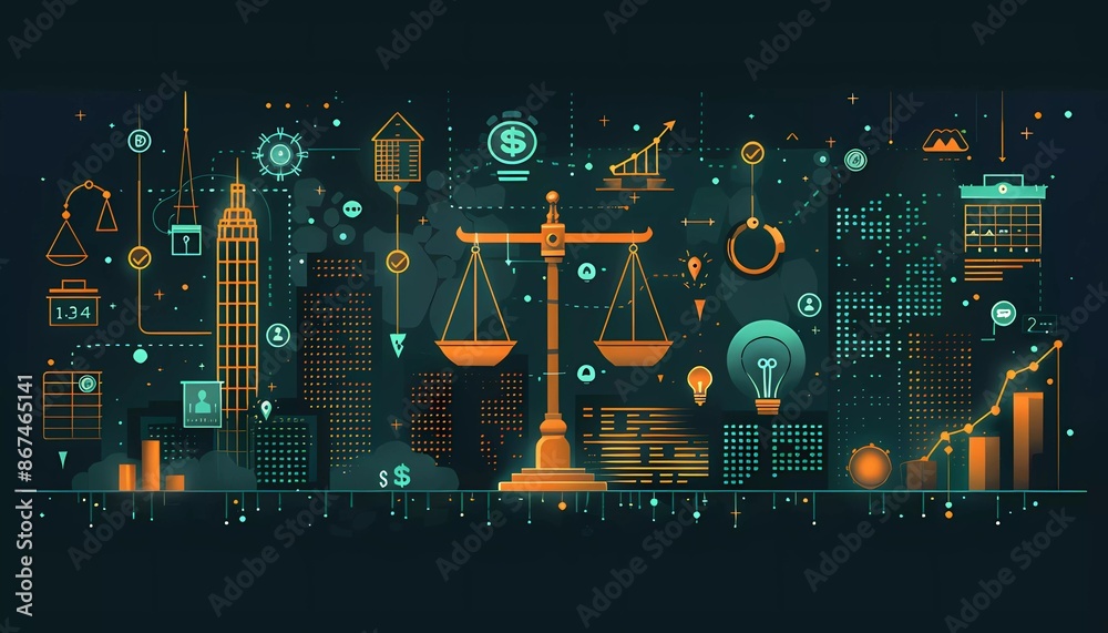 Executive Compensation Guidelines, corporate office environment with ...