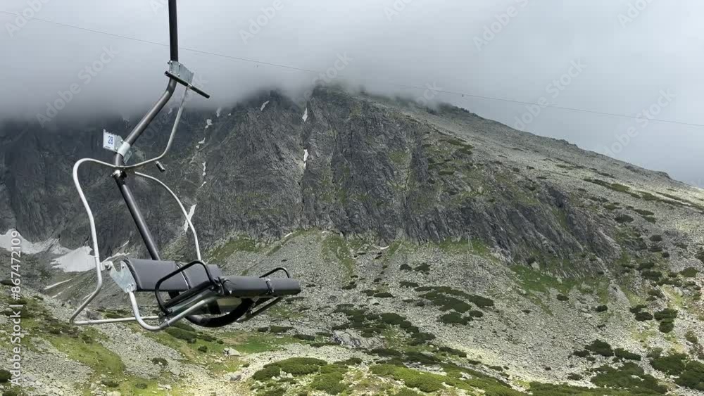 Ride on a two-seater cable car with a beautiful view of the ...