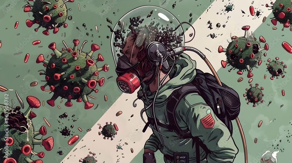 A sinister alien virus sparks a global pandemic,triggering chaos and ...