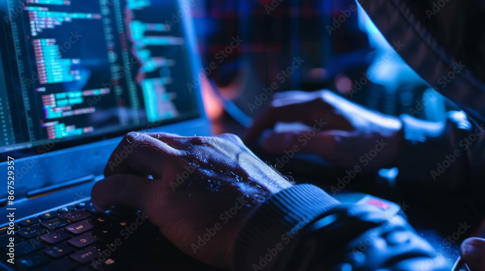 Hackers use technology to steal information and money online. Cyber ...