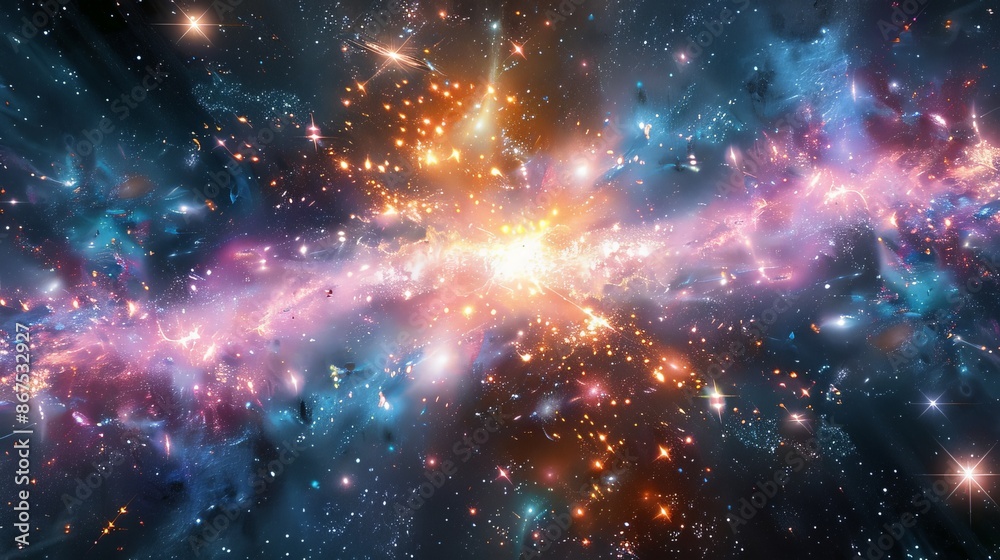 The study of cosmic microwave background radiation provides a glimpse ...