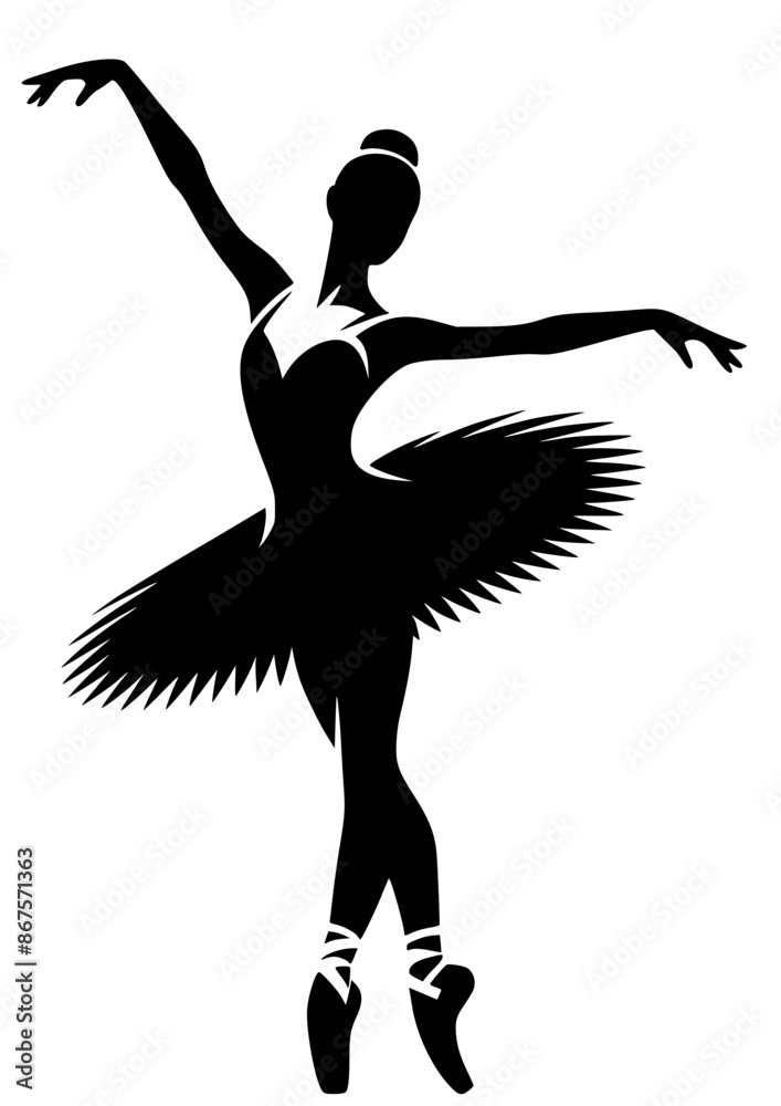 Ballerina SVG, Ballet SVG, Dancer, SVG Pointe Shoes SVG, Theater SVG ...