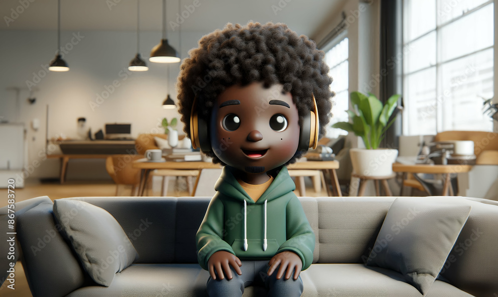 3d man with laptop monitor screen, working with printed cadastral map ...