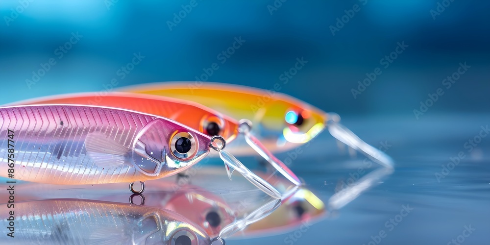 Unique fishing lures tailored for different fish types in multiple ...