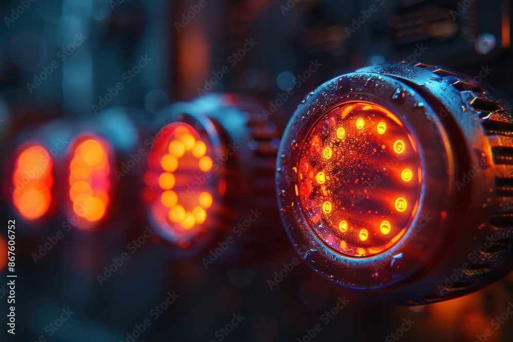 Clipart illustration of Computer Tower Powering Up Close-up of a ...