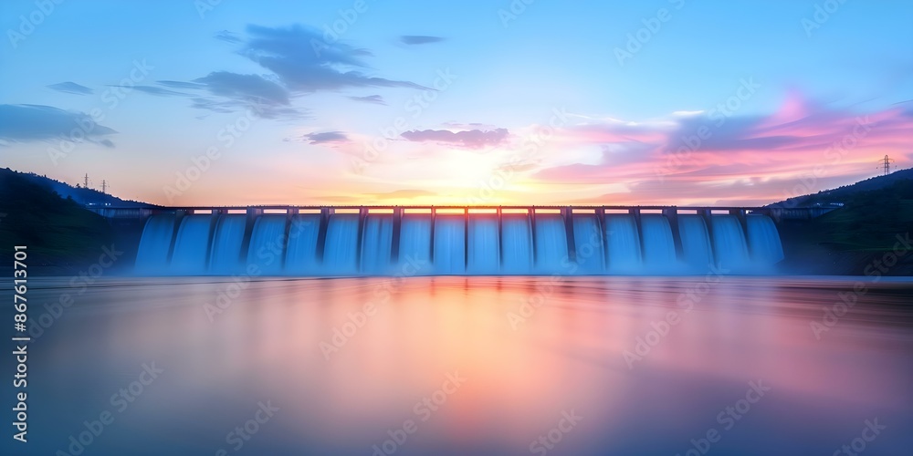 Hydroelectric dams harness water for clean renewable energy and net ...