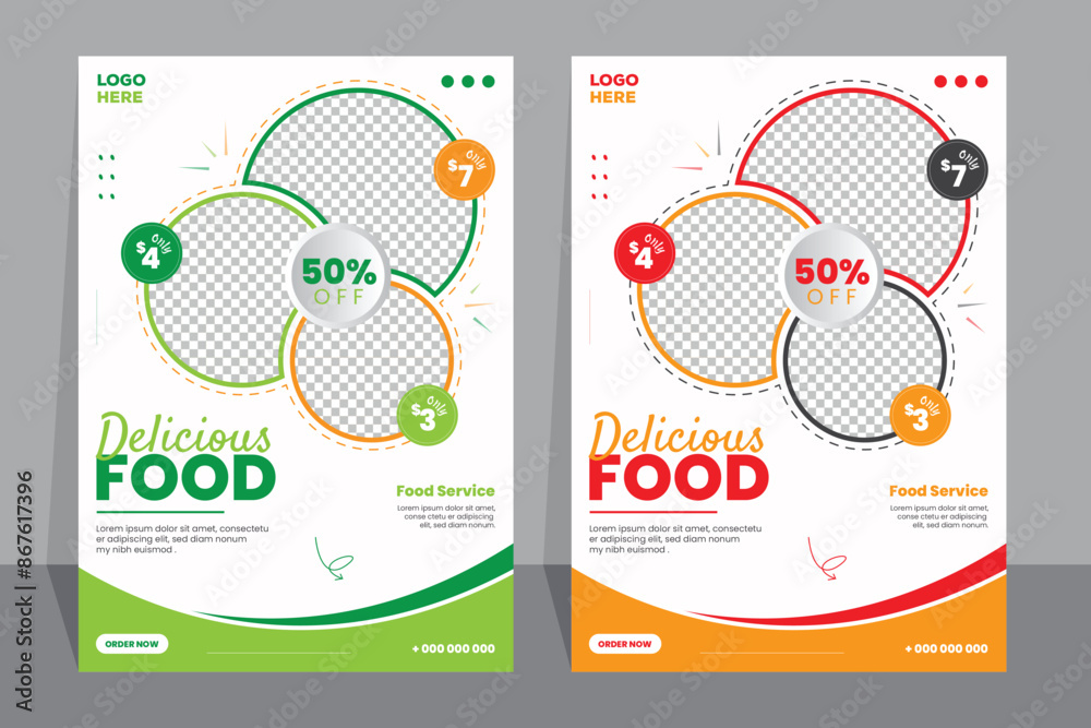 Food Flyer Template design, restaurant food flyer, fast food template ...