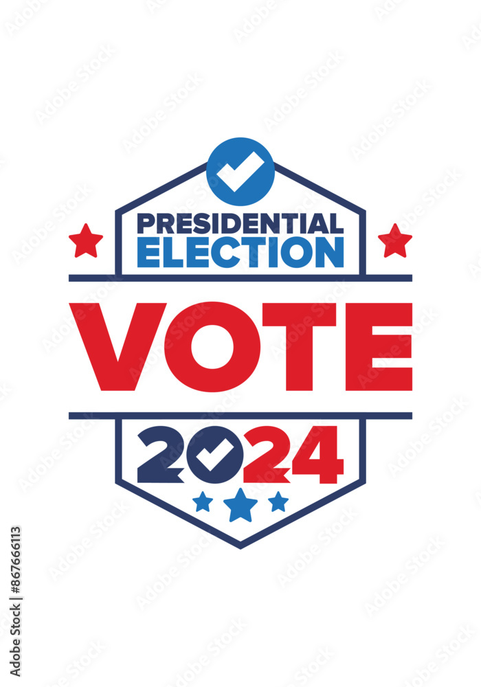 Presidential Election 2024 in United States. Vote day, November 5. US ...