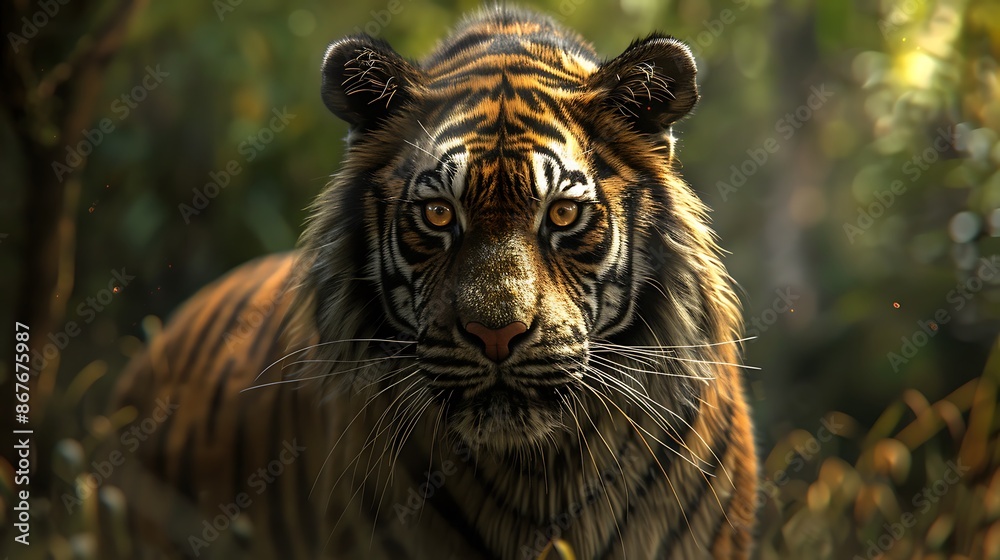 Detailed infographic on the Tiger Panthera tigris highlighting its ...