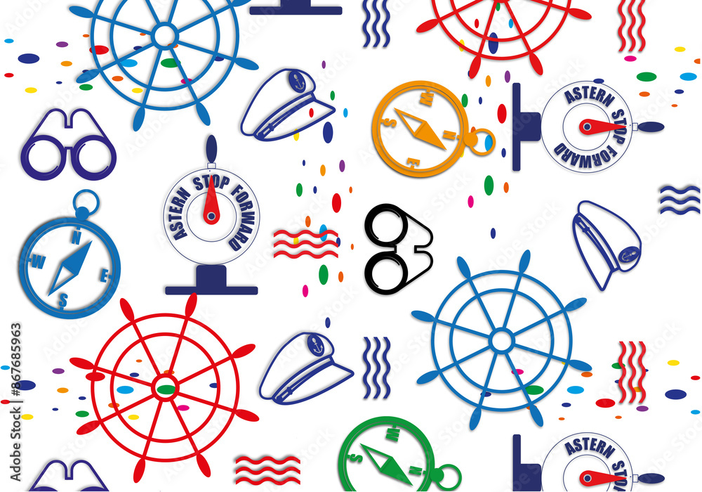 Navigation Symbols and Backgrounds on a transparent basis for print and ...