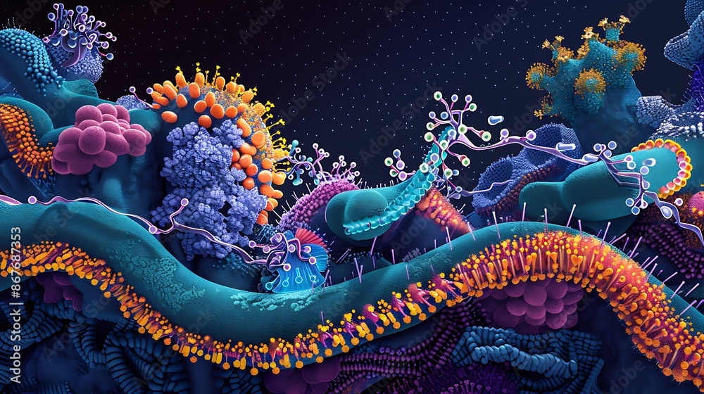 Educational diagram explaining the role of ribosomes in protein ...