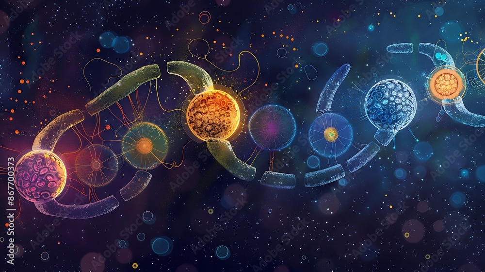Visual aid explaining the phases of mitosis prophase metaphase anaphase ...