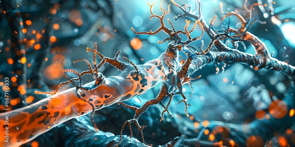 Multiple sclerosis damages myelin affecting nerve function and ...