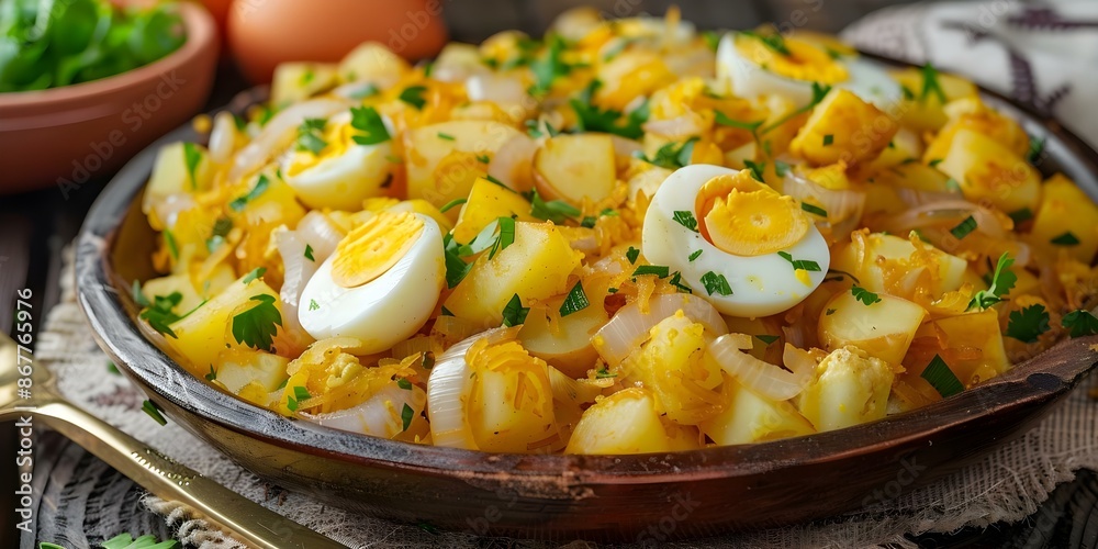 Classic Portuguese Bacalhau à Brás Shredded Salted Cod with Onions ...