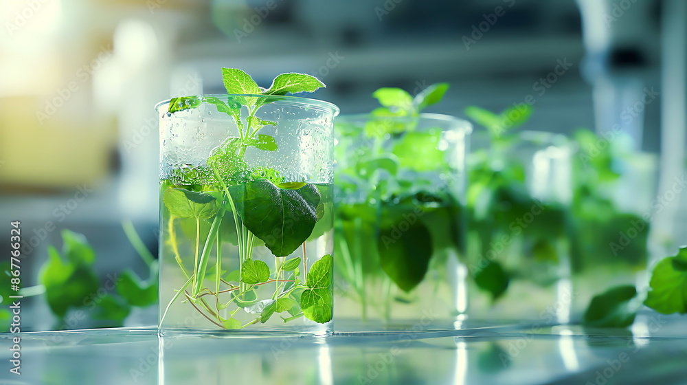 Plant tissue culture in the laboratory, Cultivating green plants in ...