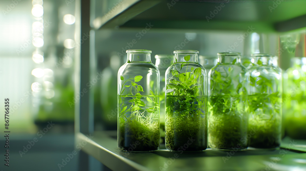 Plant tissue culture in the laboratory, Cultivating green plants in ...