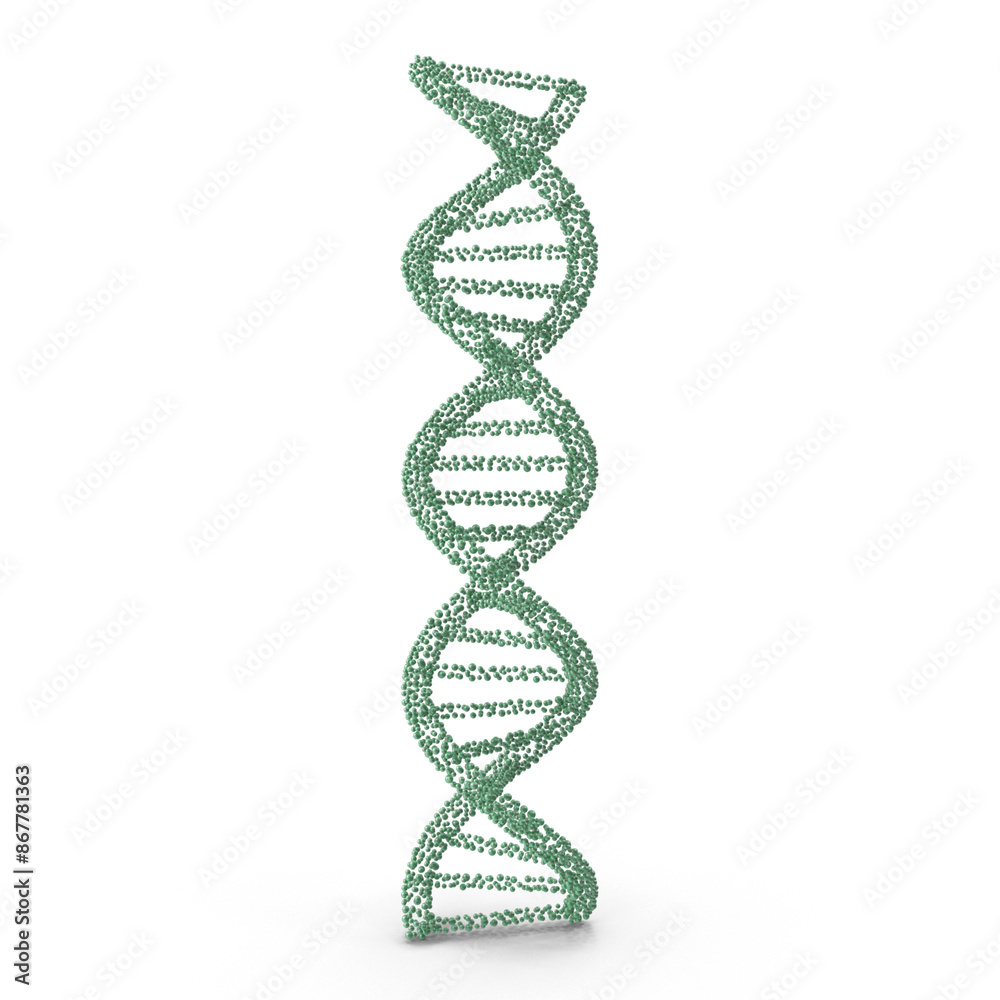 ภาพประกอบสต็อก Realistic 3D DNA Model PNG Images | High-Quality DNA ...