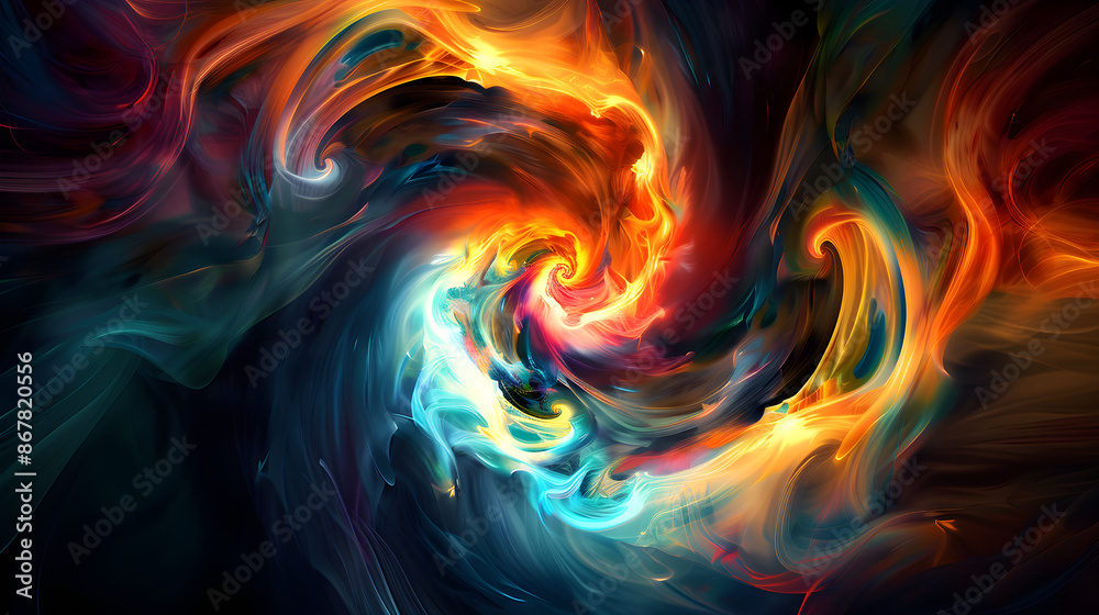 Psychedelic Swirl of Colors - Conceptual Representation of Ecstasy Drug ...