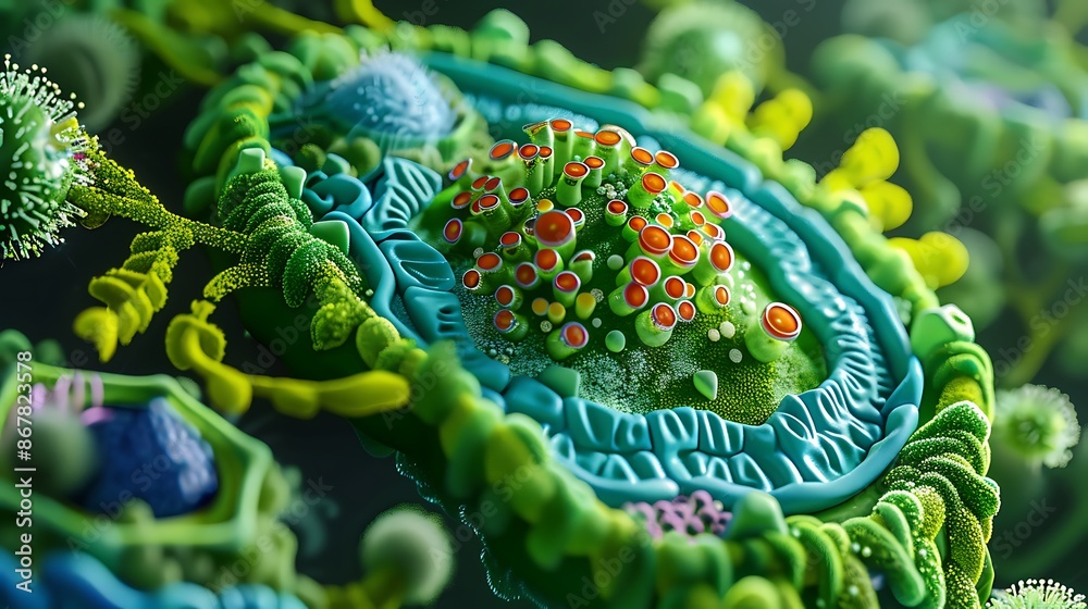 Infographic on Plant Cell Structure and Function highlighting ...